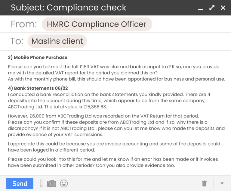 HMRC VAT enquiries: Be prepared | Maslins